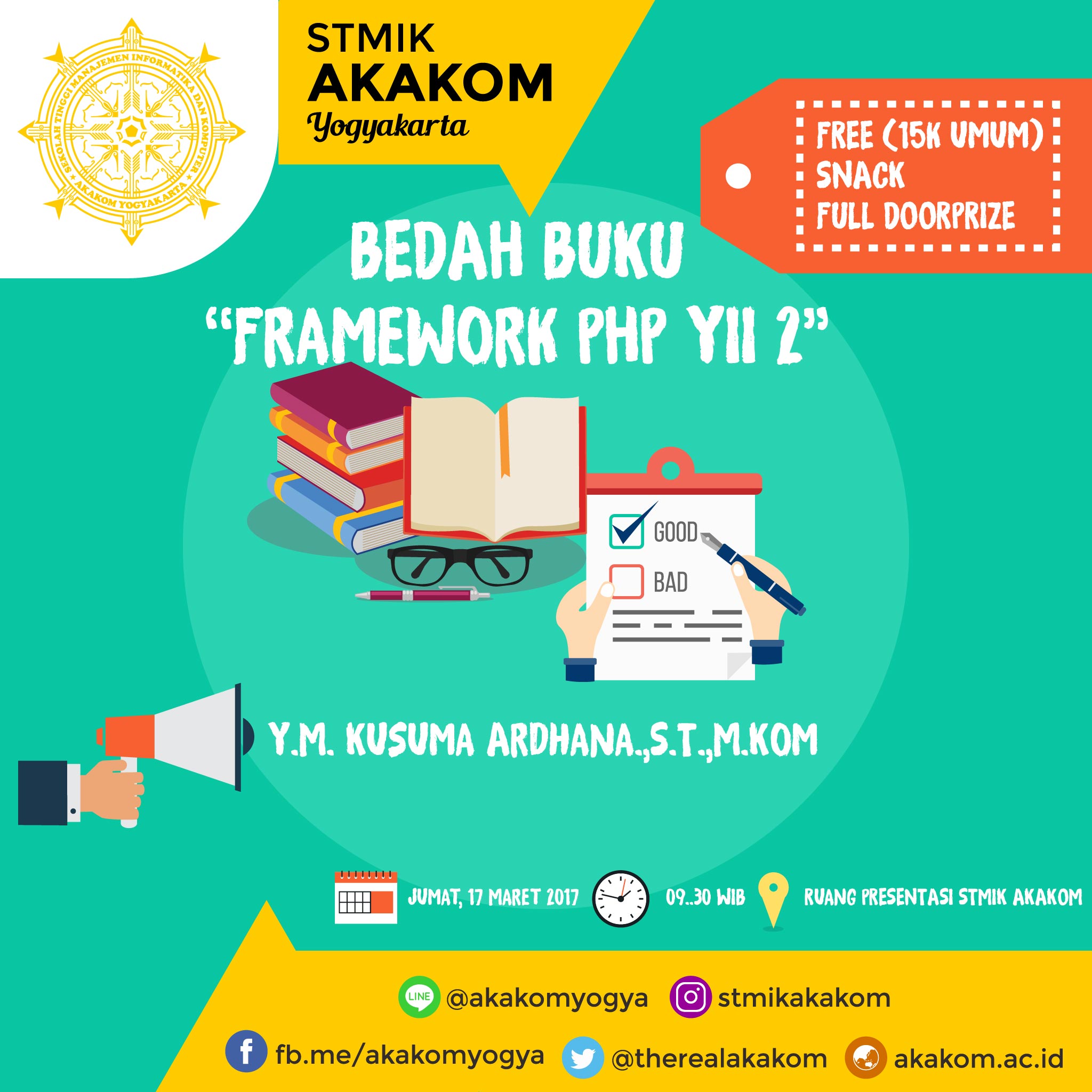 BEDAH BUKU “Framework PHP YII 2” - Universitas Teknologi Digital Indonesia - UTDI